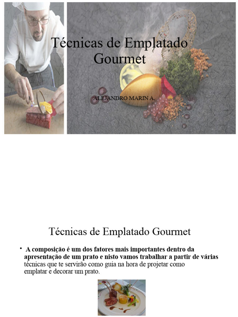 Técnicas de Empratamento Gourmet | PDF | Cor