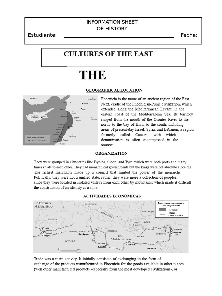 Phoenician and Hebrew Civilizations Overview | PDF | Phoenicia | Israelites