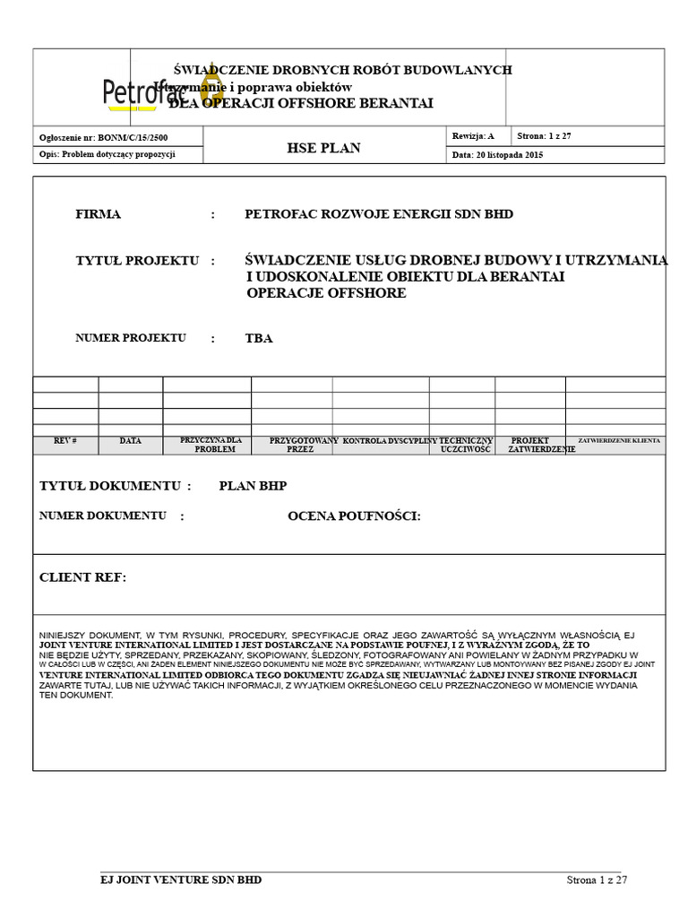 Atth Ta12.23 - Plan Projektu Hse - Kpoc | PDF