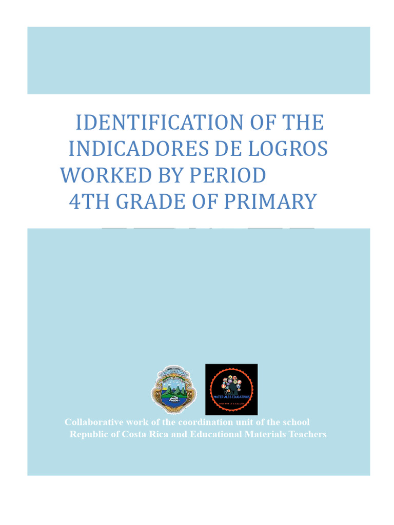 4TH. Identification of Achievement Indicators by Period | PDF | Light ...