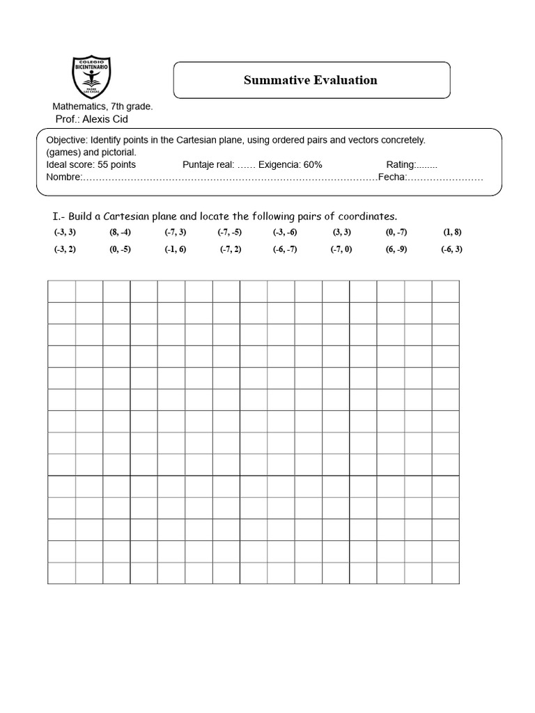 test 7° coordinates | PDF