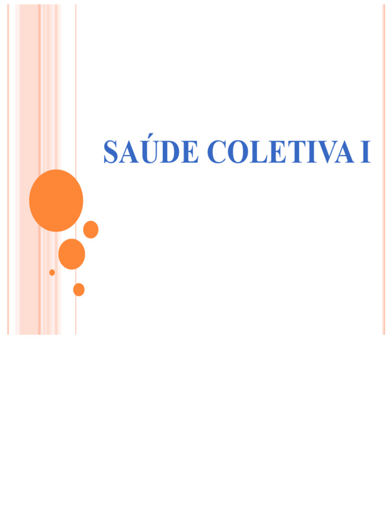 Clase 1 Salud Colectiva I - Diapositivas de La Clase | PDF