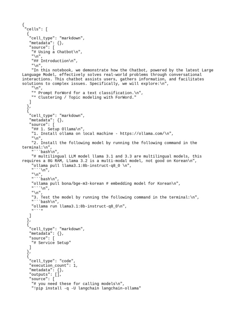 Sample Chatbot - Ipynb | PDF