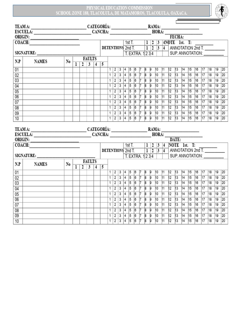Basketball Annotation Sheet Def | PDF