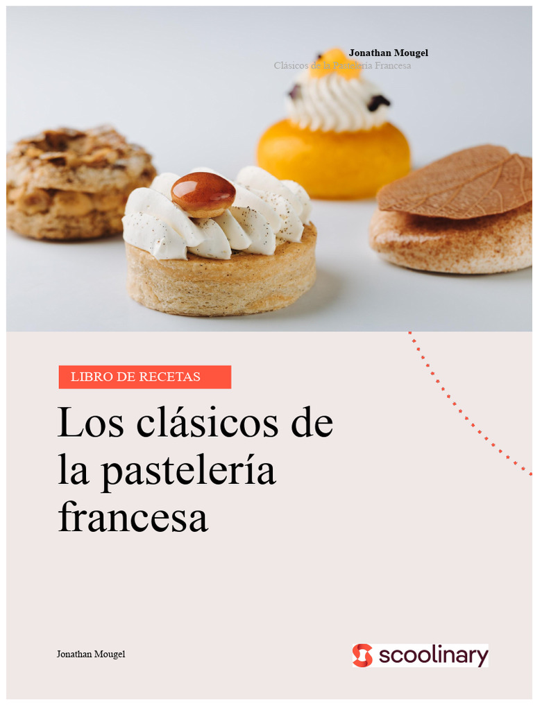 FR Pastelería Francesa Libro de Recetas | PDF | Confitería | lactoso