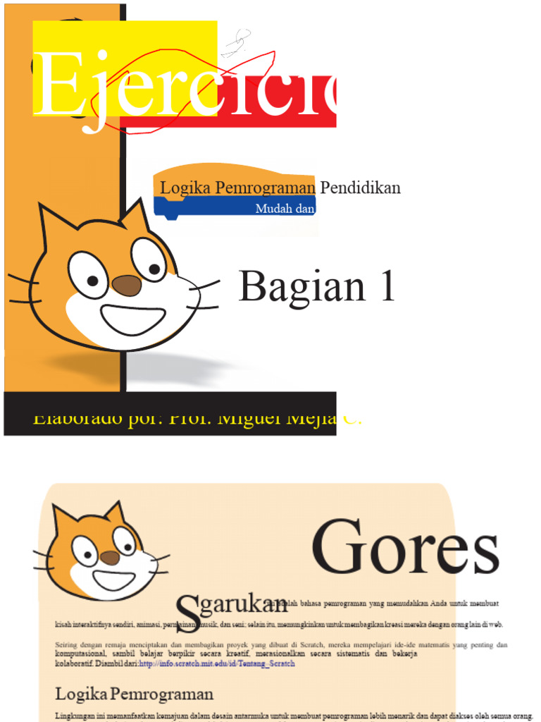 Latihan Pemrograman Scratch untuk Pemula | PDF