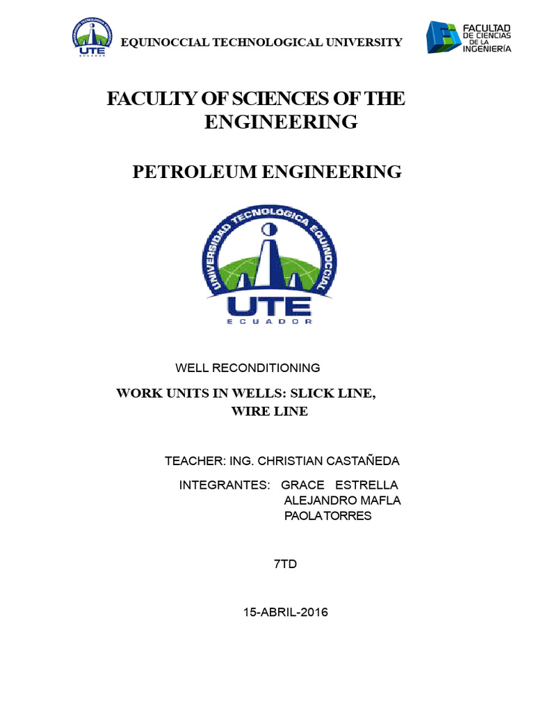 Slick Line | PDF | Pipe (Fluid Conveyance) | Casing (Borehole)