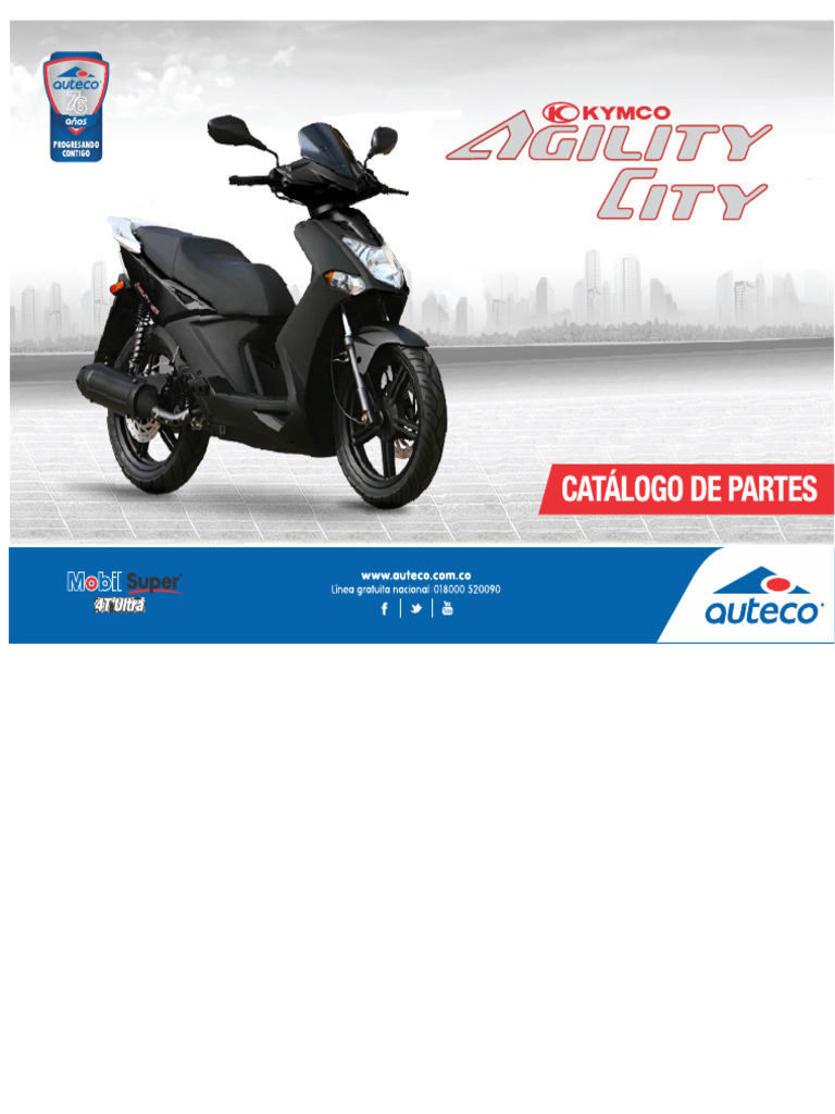 Agility City 150 Parts Manual July 2017 | PDF | Machines | Propulsion