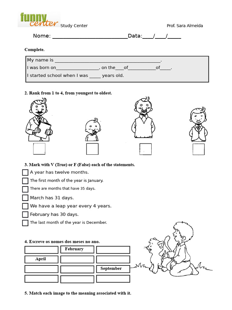 2nd Year - Months of The Year | PDF