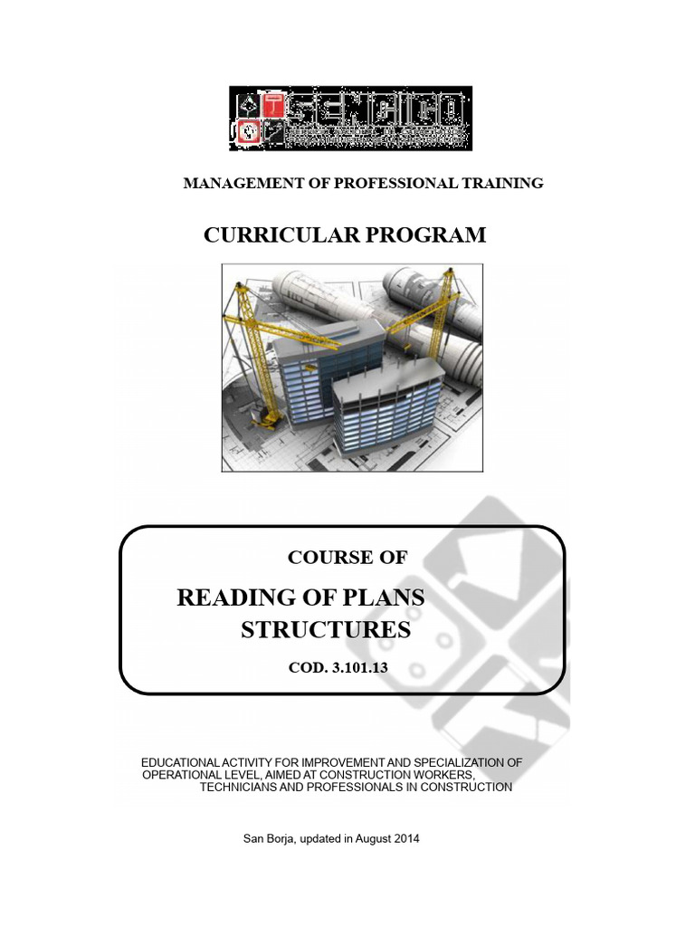 Sencico Reading of Structural Plans | PDF | Curriculum | Learning