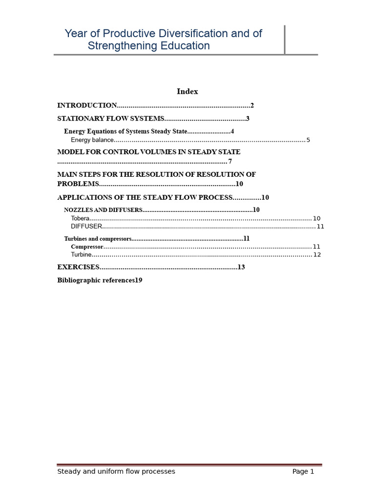 Steady Flow Processes in Engineering | PDF | Enthalpy | Turbine