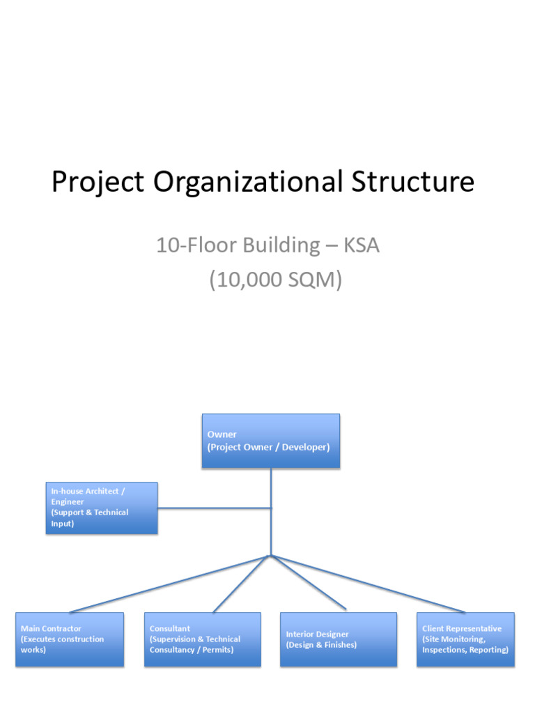 Project Organizational Structure KSA | PDF