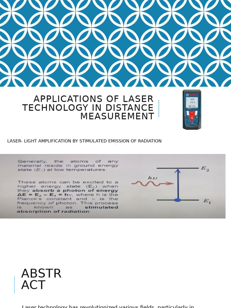 Applications of Laser Technology in Distance Measurement | PDF | Lidar ...