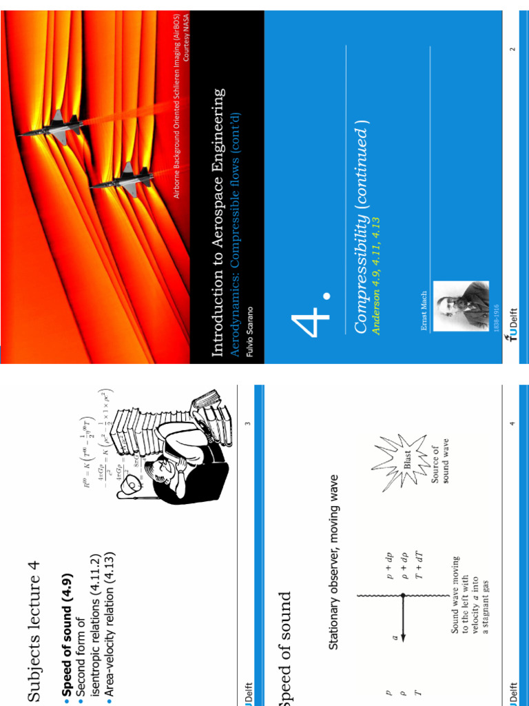 AE1110-Lecture4-2025 - AE1110-I Introduction To Aerospace Engineering I (2025 - 26 Q1) | PDF