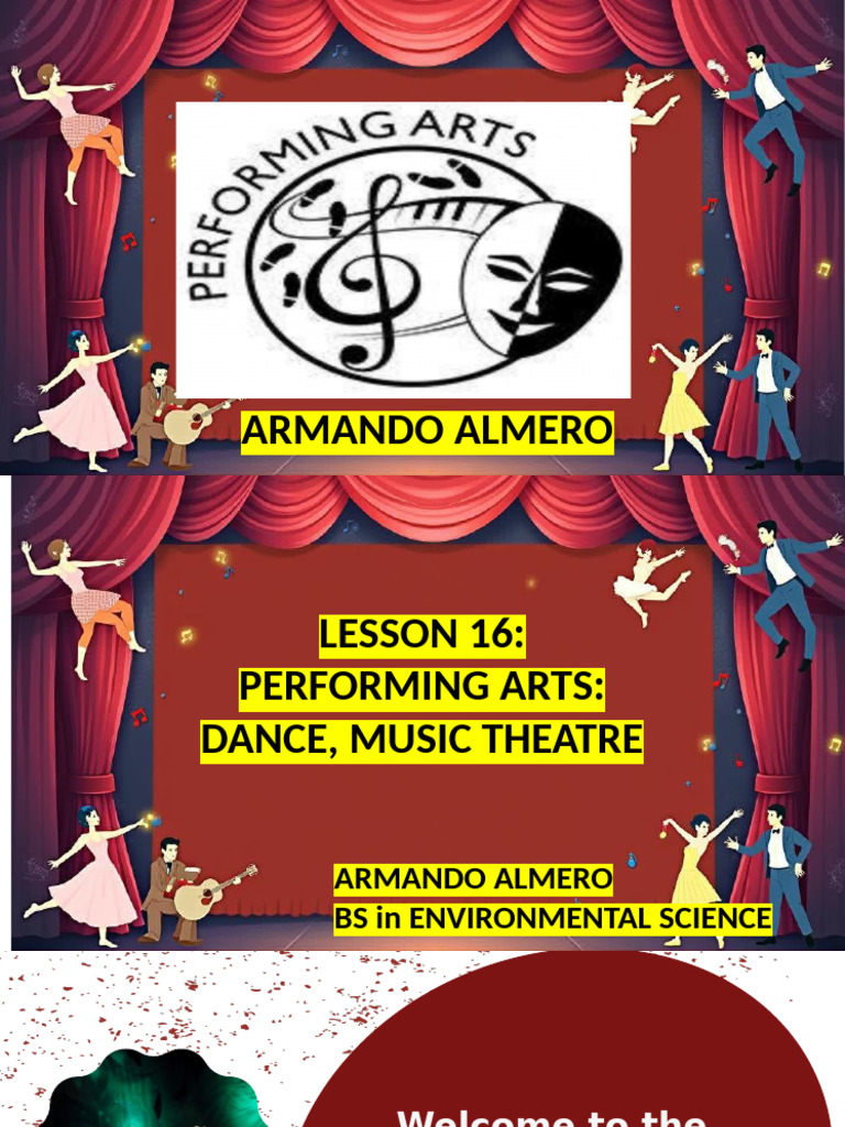 Lesson 16 Performing_art- Armando Almero Bs Environmental | PDF
