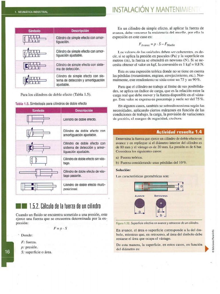Calculo Cilindros | PDF
