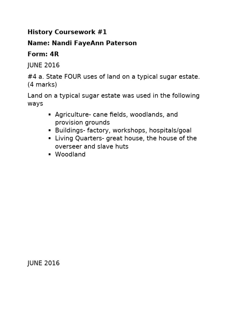 History Coursework#1 | PDF