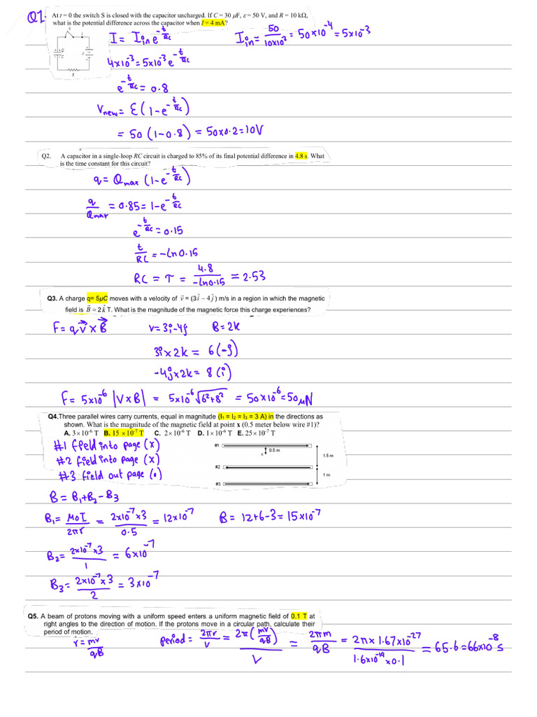 Past Final Exam | PDF