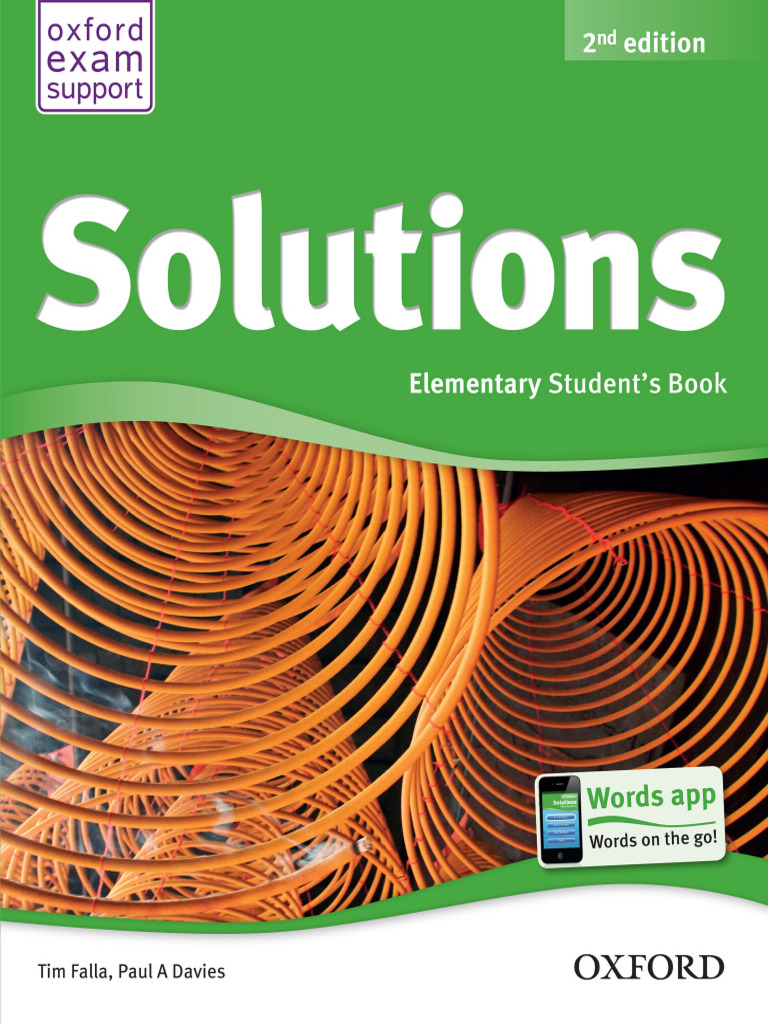 Solutions Elementary 2nd Edition Overview | PDF | English Language ...