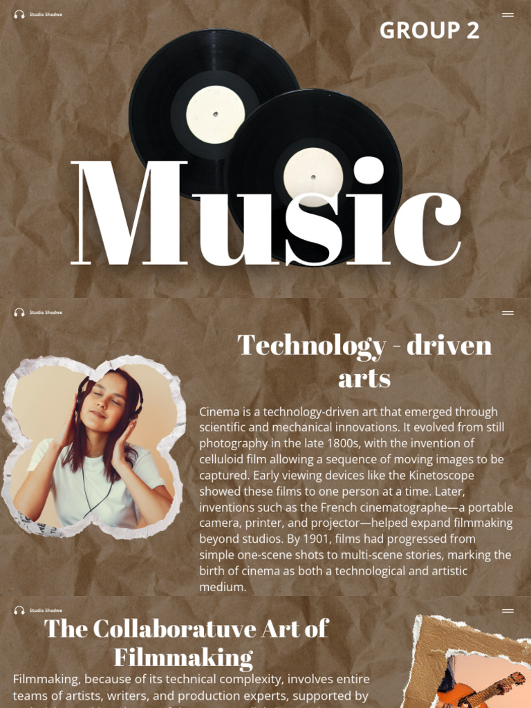 Brown Collage Paper Music Presentation - 20251021 - 150657 - 0000 | PDF ...