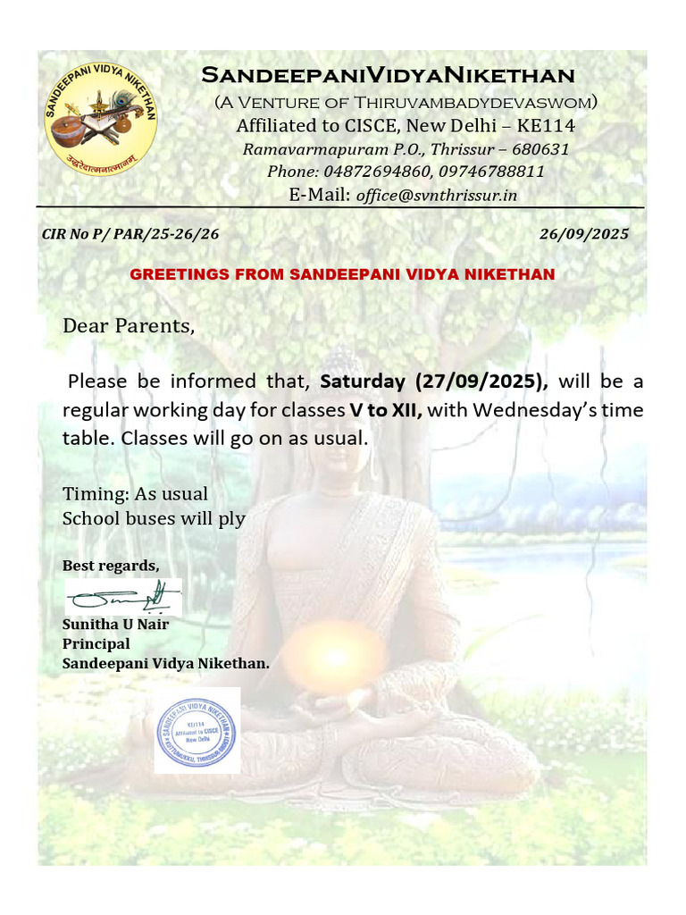 Saturday Will Be A Working Day | PDF