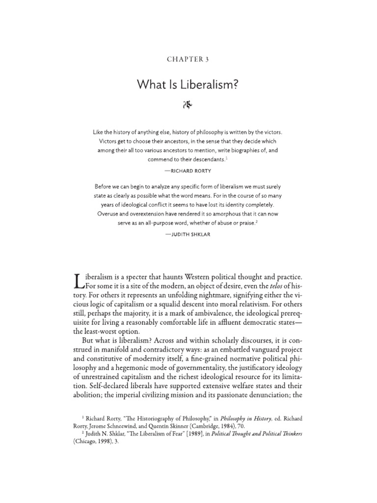 Bell 2016 - What Is Liberalism | PDF