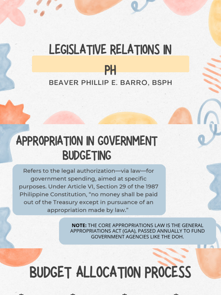 Topic 5 - PH Ad | PDF | Bill (Law) | Budget