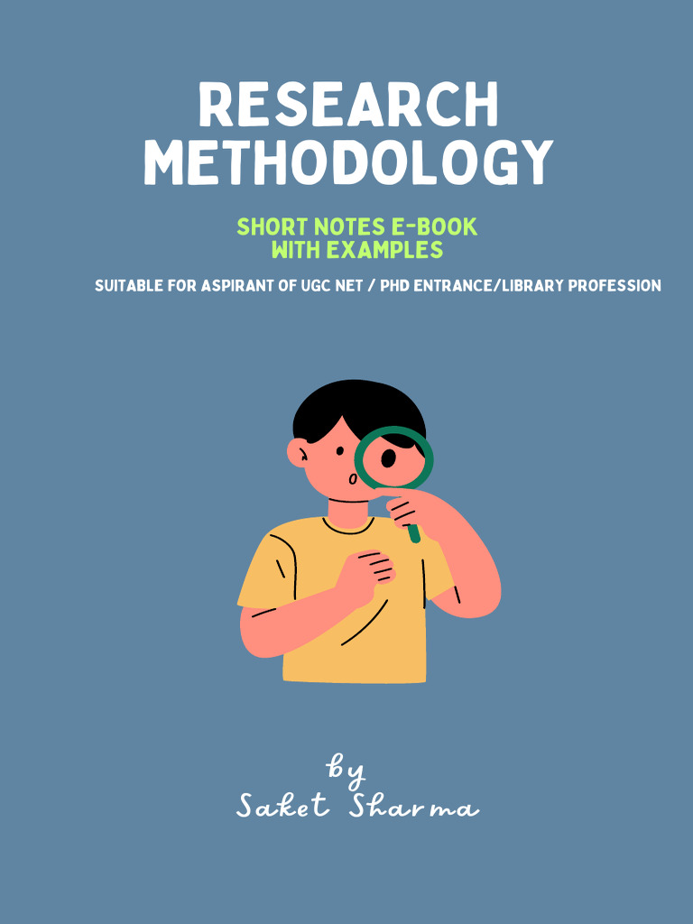 E-Book Research Methodology by Saket Sharma-1 | PDF | P Value | Statistical Significance