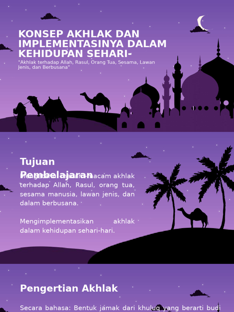 Matkul Pai Materi Adab Berpakaian Dan Terhadap Sesama Jenis | PDF