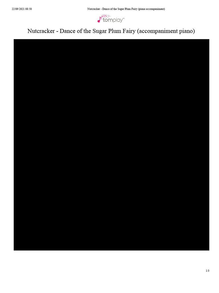 Nutcracker - Dance of The Sugar Plum Fairy (Piano) - Merged | PDF