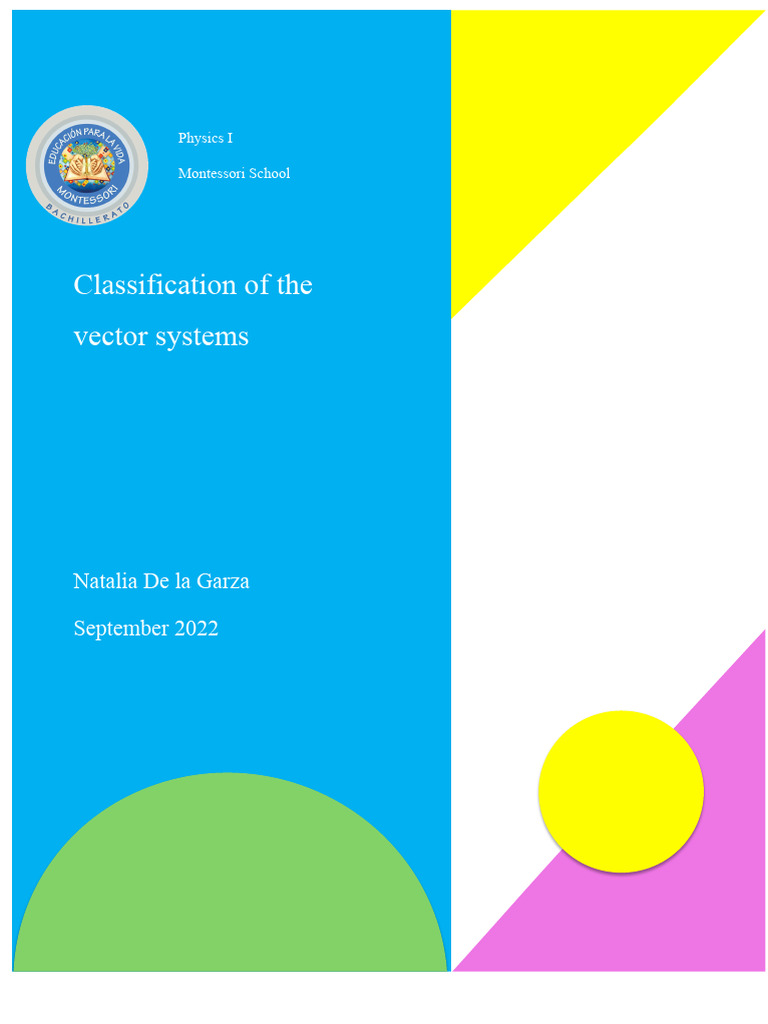 Classification of vector systems | PDF | Euclidean Vector | Line (Geometry)