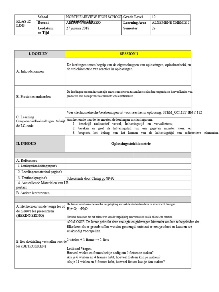DLL Voor SHS Training Workshop - PracRes 2 | PDF