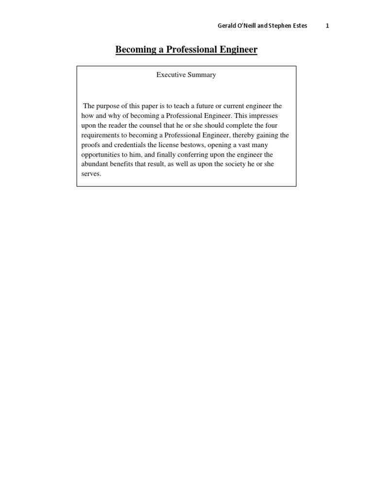 Becoming A Professional Engineer | PDF | Academic Degree | Test ...