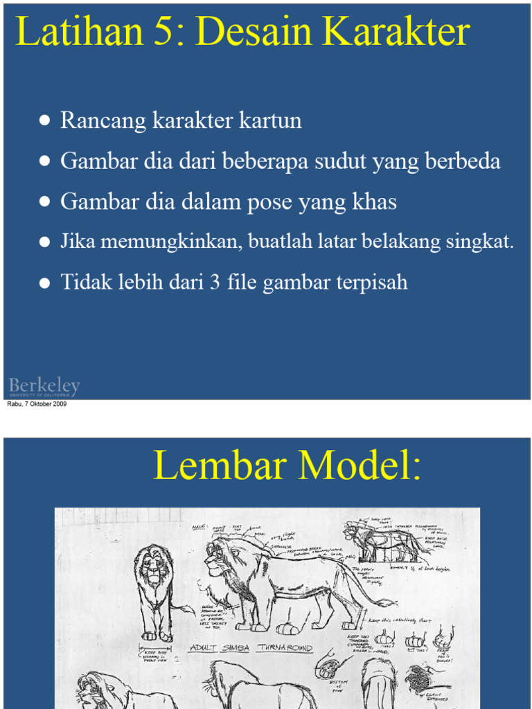 Desain Karakter Kartun Kreatif | PDF