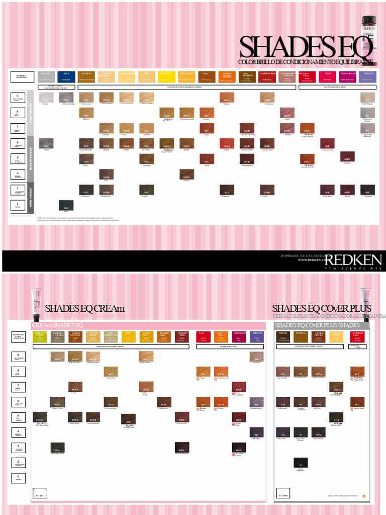 Redken SEQ Carta de Tonos-1 PDF | PDF | Color | marrón