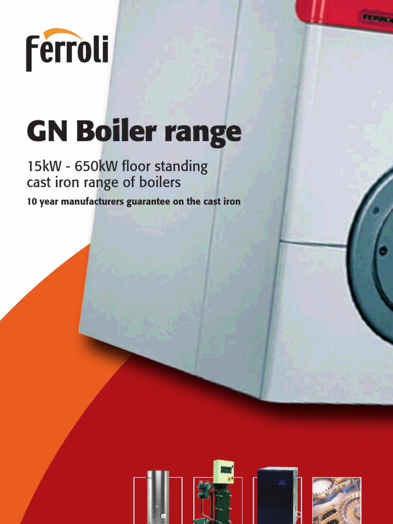 Highly efficient Ferroli GN cast iron boiler range from 15kW to 650kW ...
