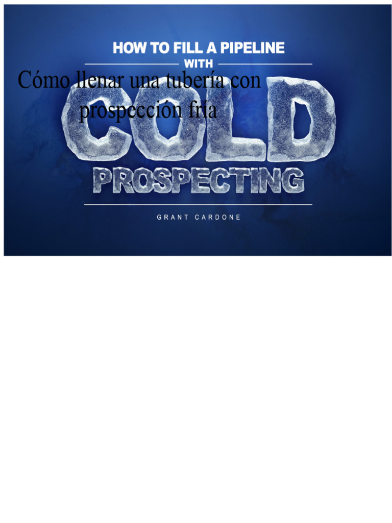 Cold Prospecting Grant Cardone PDF | PDF