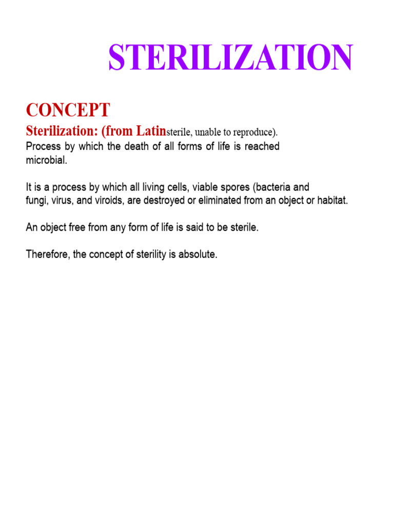 Sterilization, Methods, Microbiology | PDF | Sterilization (Microbiology) | Filtration