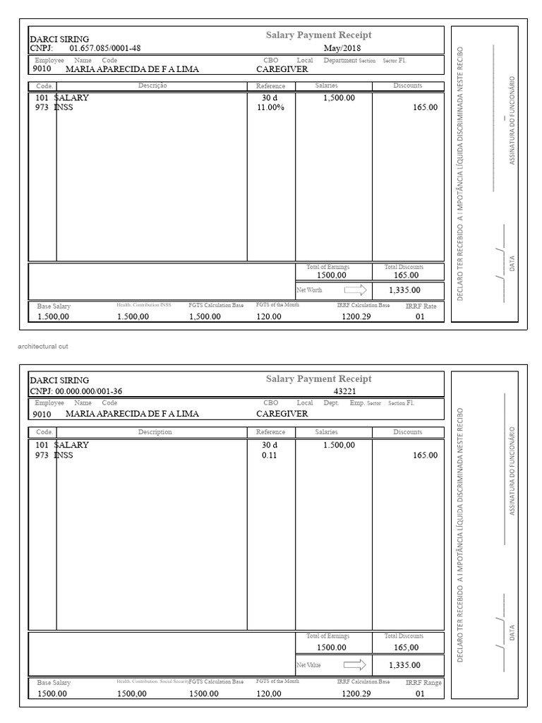 Pay Slip Salary Receipt 3.0 PDF | PDF | Government Finances | Payments