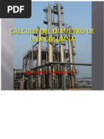 Distillation Column Height and Diameter Guide | PDF
