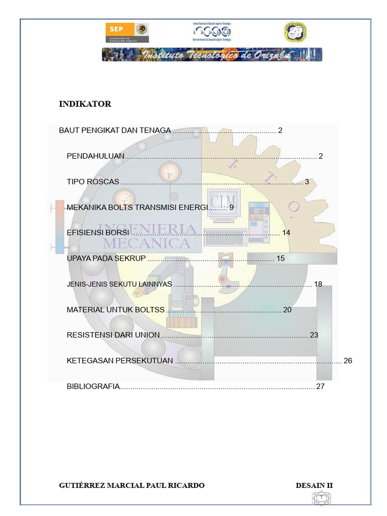 Bautan Penjepit dan Daya | PDF