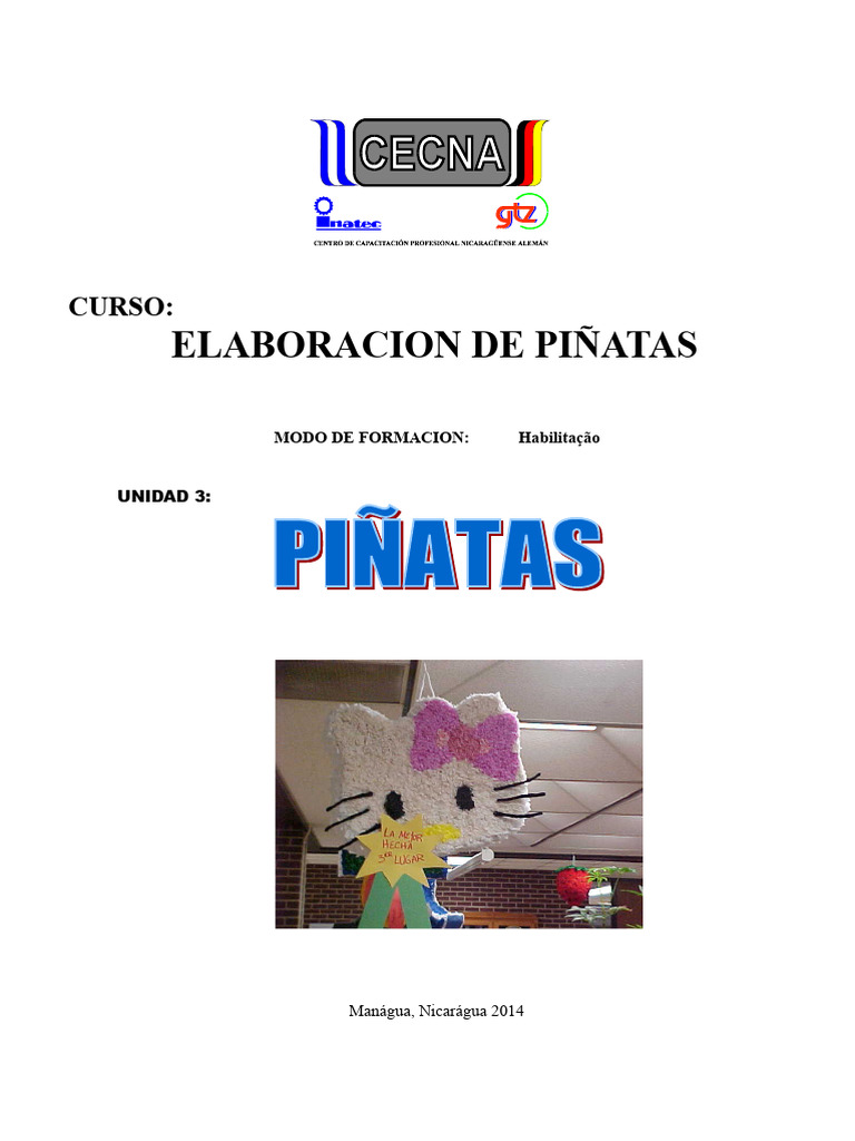 Curso de Elaboração de Piñatas | PDF | Papel | Cor