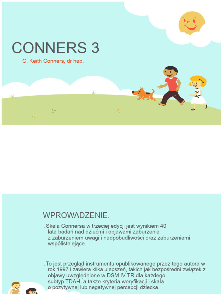 Conners 3 | PDF