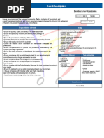 Store In-Charge Duties & Responsibilities | PDF