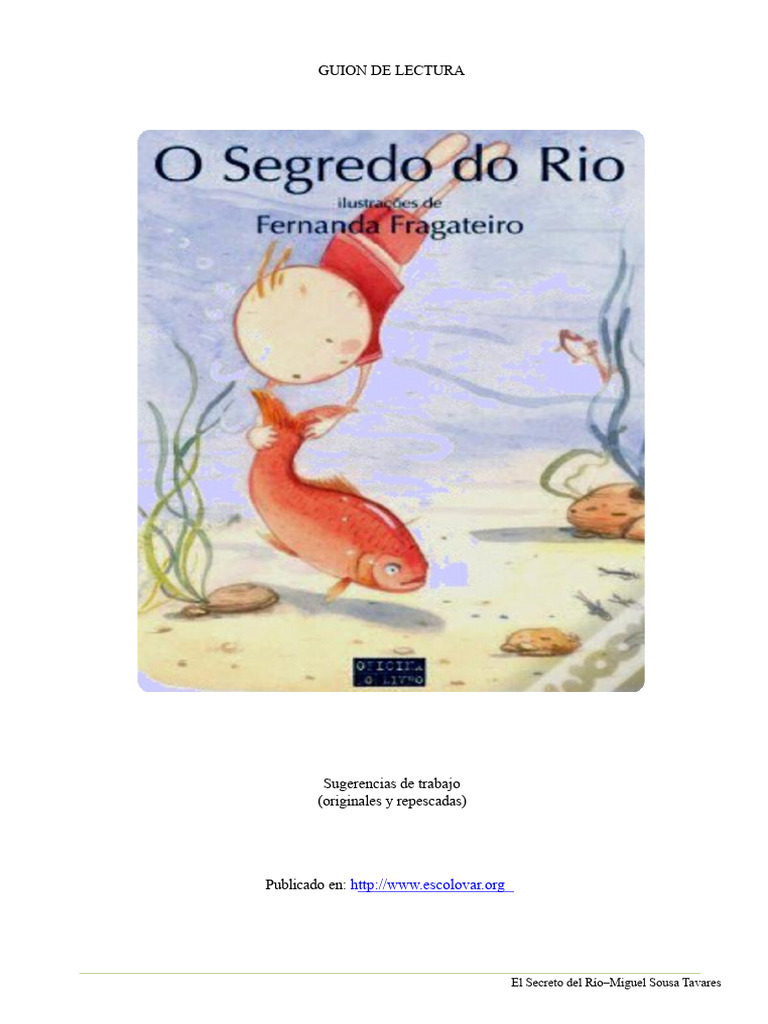 Actividades sobre "El Secreto del Río" | PDF