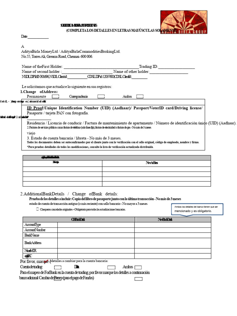 Solicitud de cambios en el cliente Master_0410121053.pdf | PDF