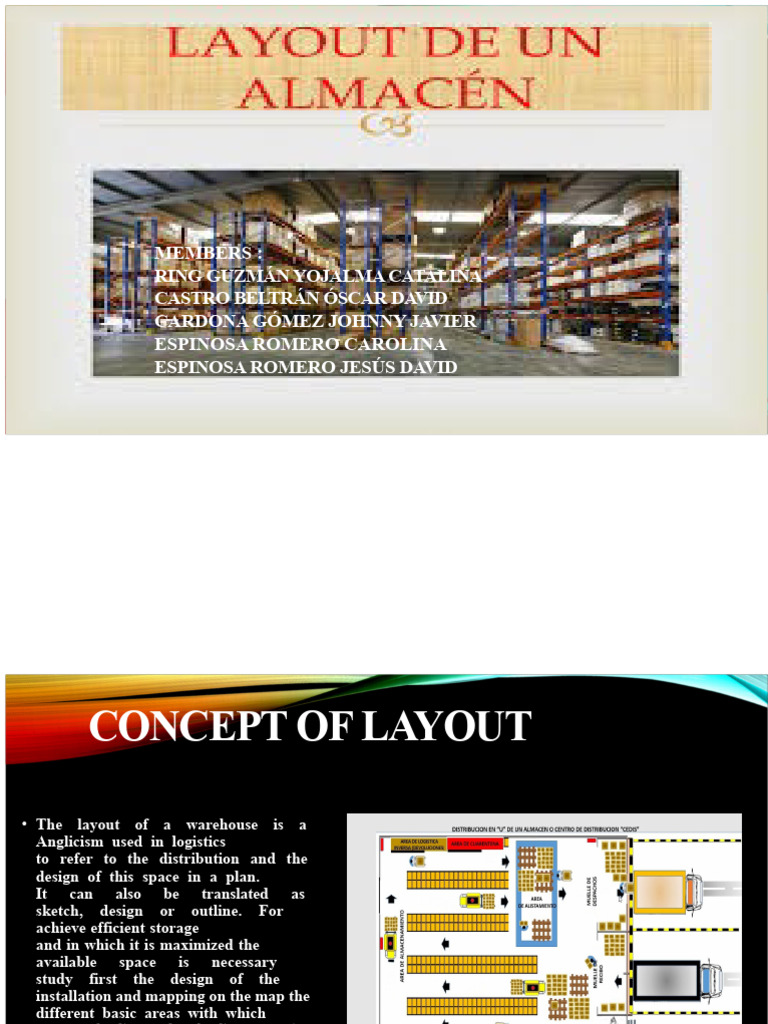 Slide Layout Warehouse Design | PDF