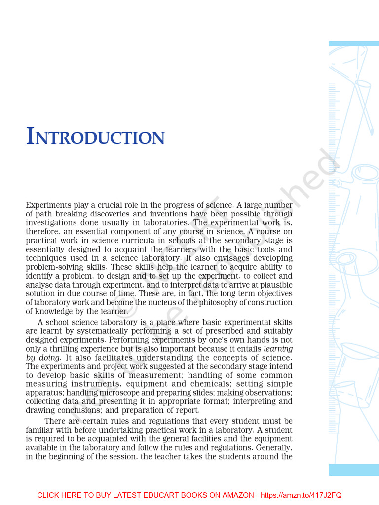 Science Laboratory Manual for Class X | PDF | Magnesium | Ammonia