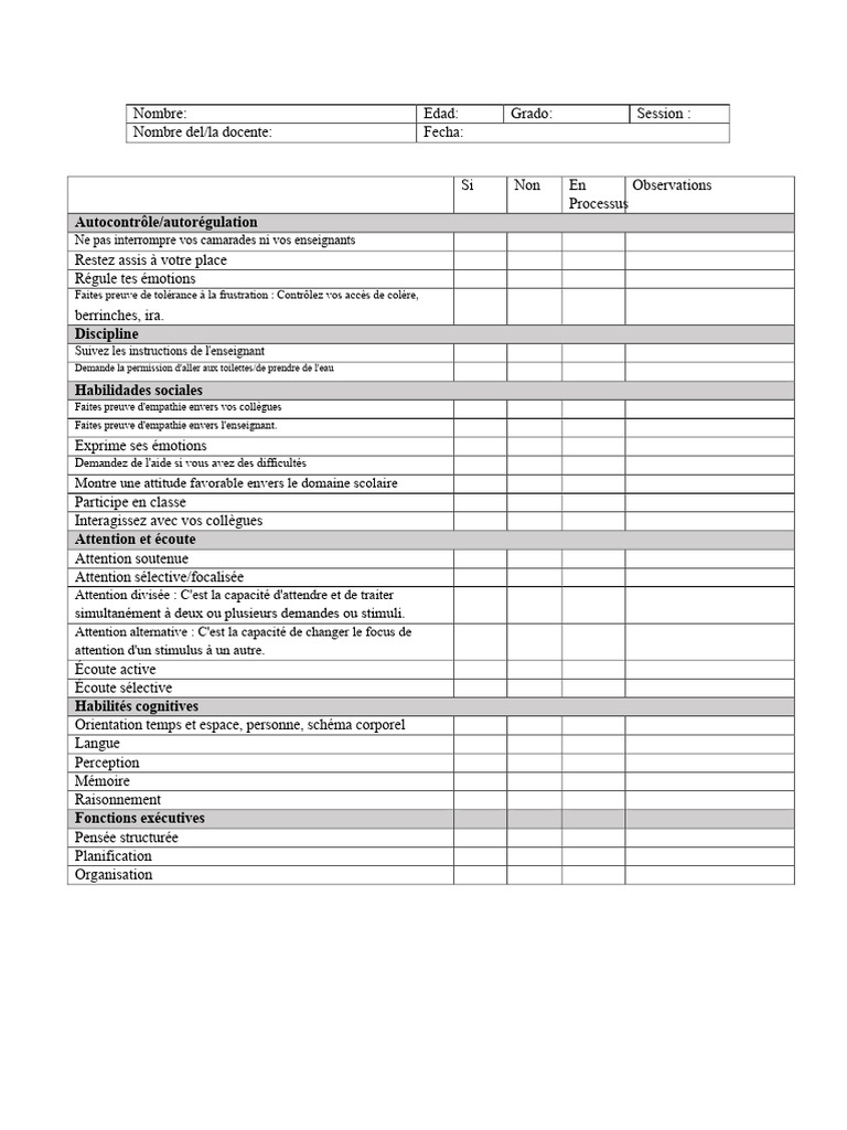 Liste de Vérification 2 | PDF