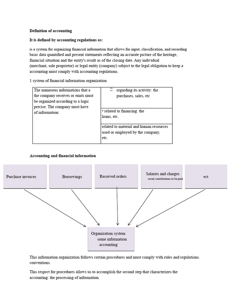 Definition of Accounting | PDF | Information | Taxes